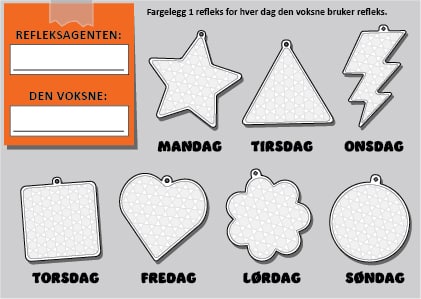 Refleks i barnehage - Barnas Trafikklubb