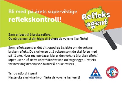 Refleks i barnehage - Barnas Trafikklubb